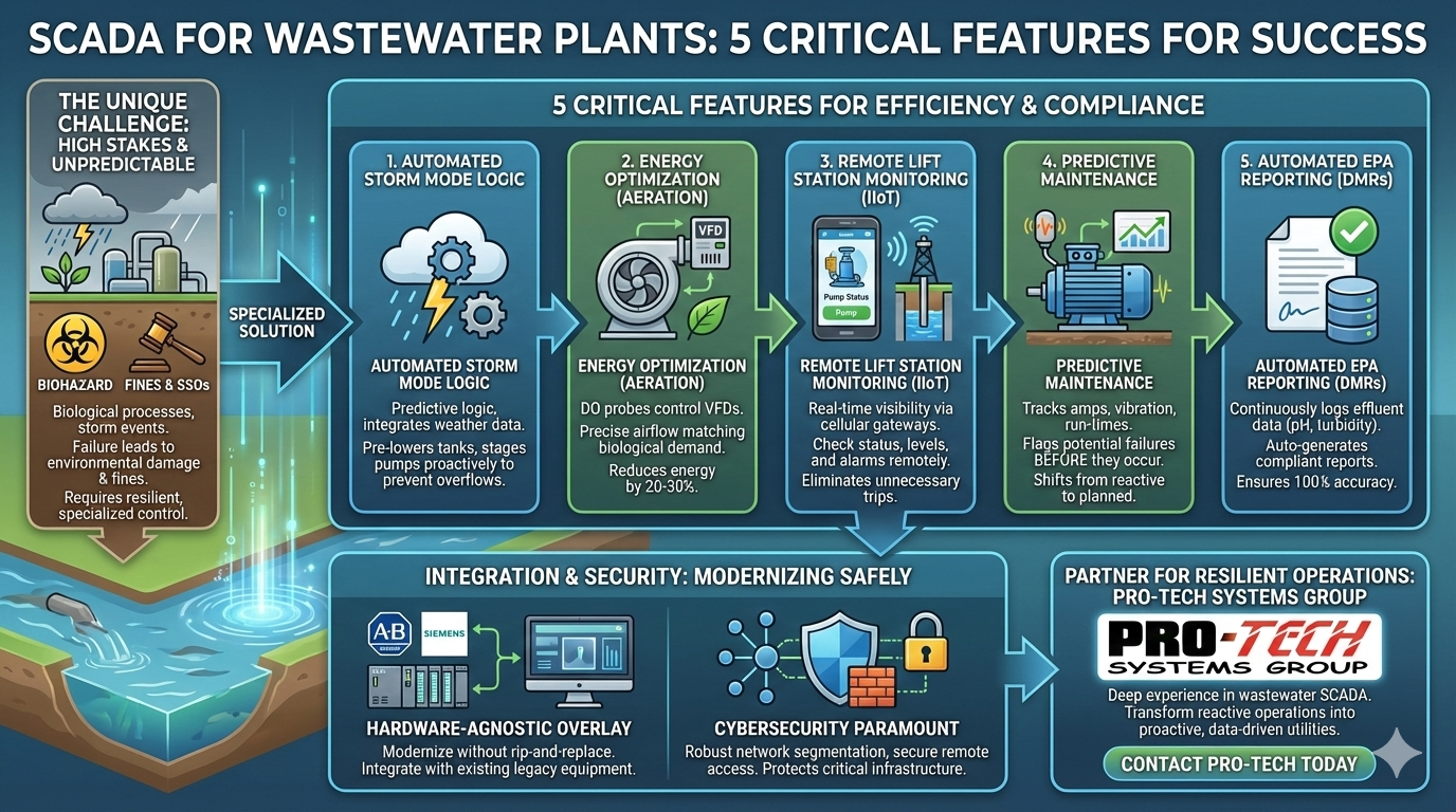 SCADA for Wastewater Plants: 5 Critical Features for Success